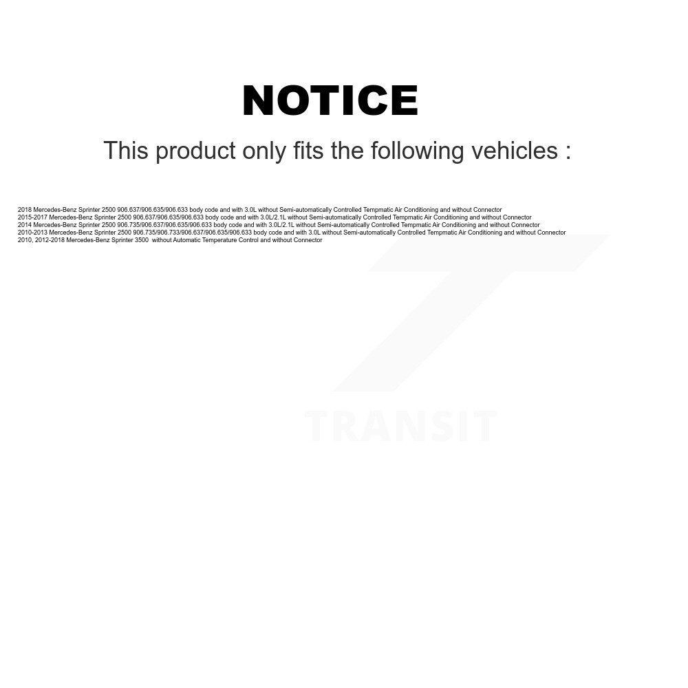 Mpulse HVAC Blower Motor Control Module SEN-2BMR0177 For Mercedes-Benz ...