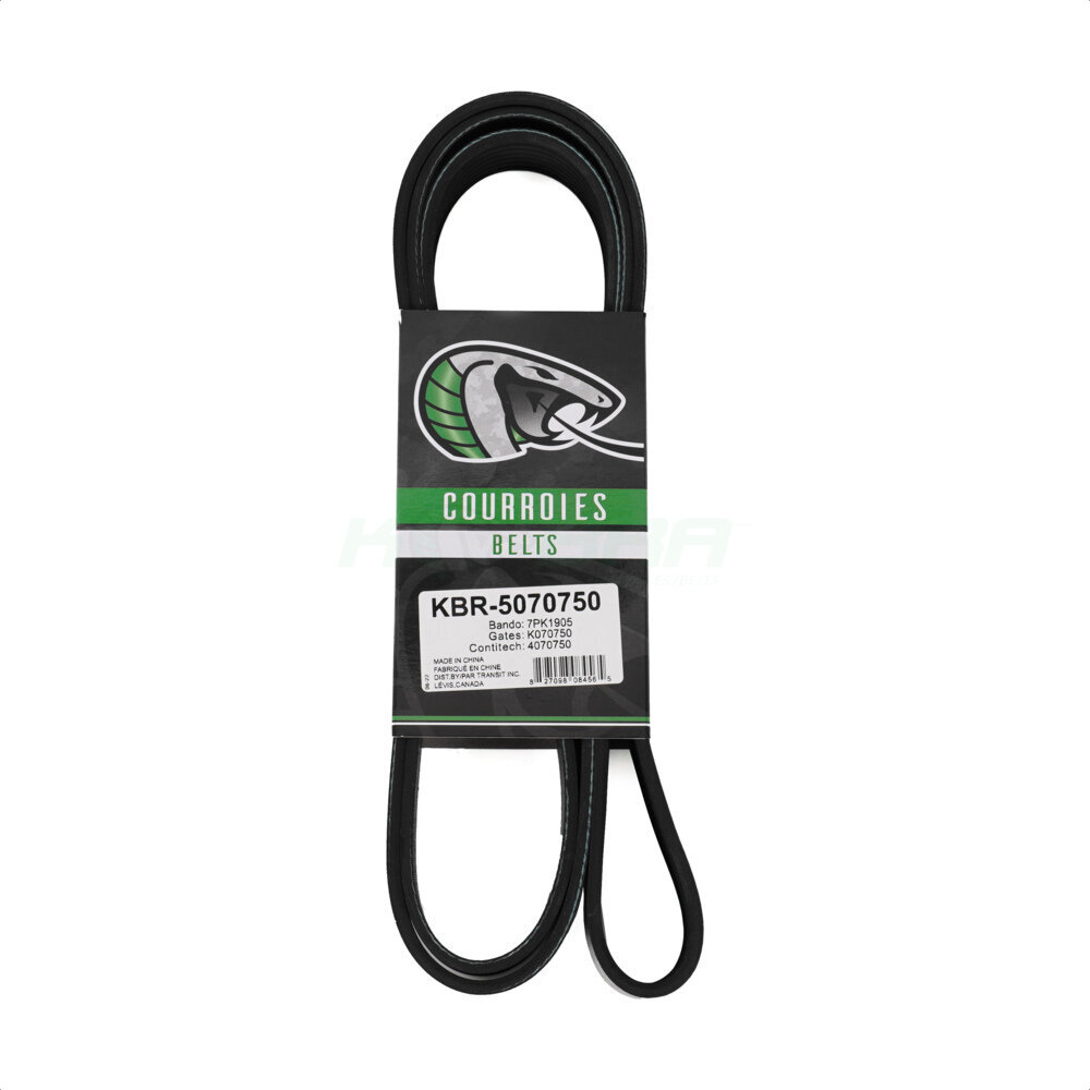 Kobra Main Drive Serpentine Belt KBR-5070750 For Toyota Camry Corolla ...