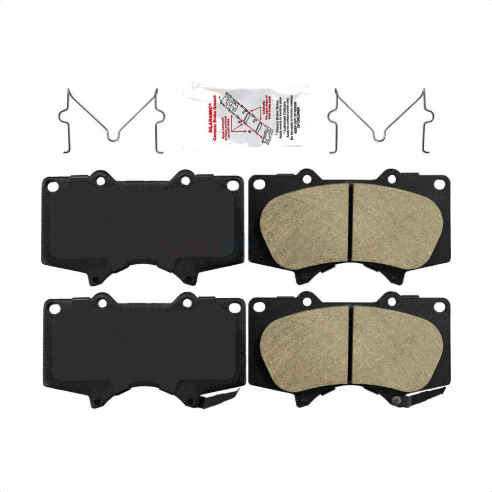 AmeriBRAKES Front Ceramic Disc Brake Pads NWF-PRC976 For Toyota Tacoma 4Runner Tundra Lexus ...