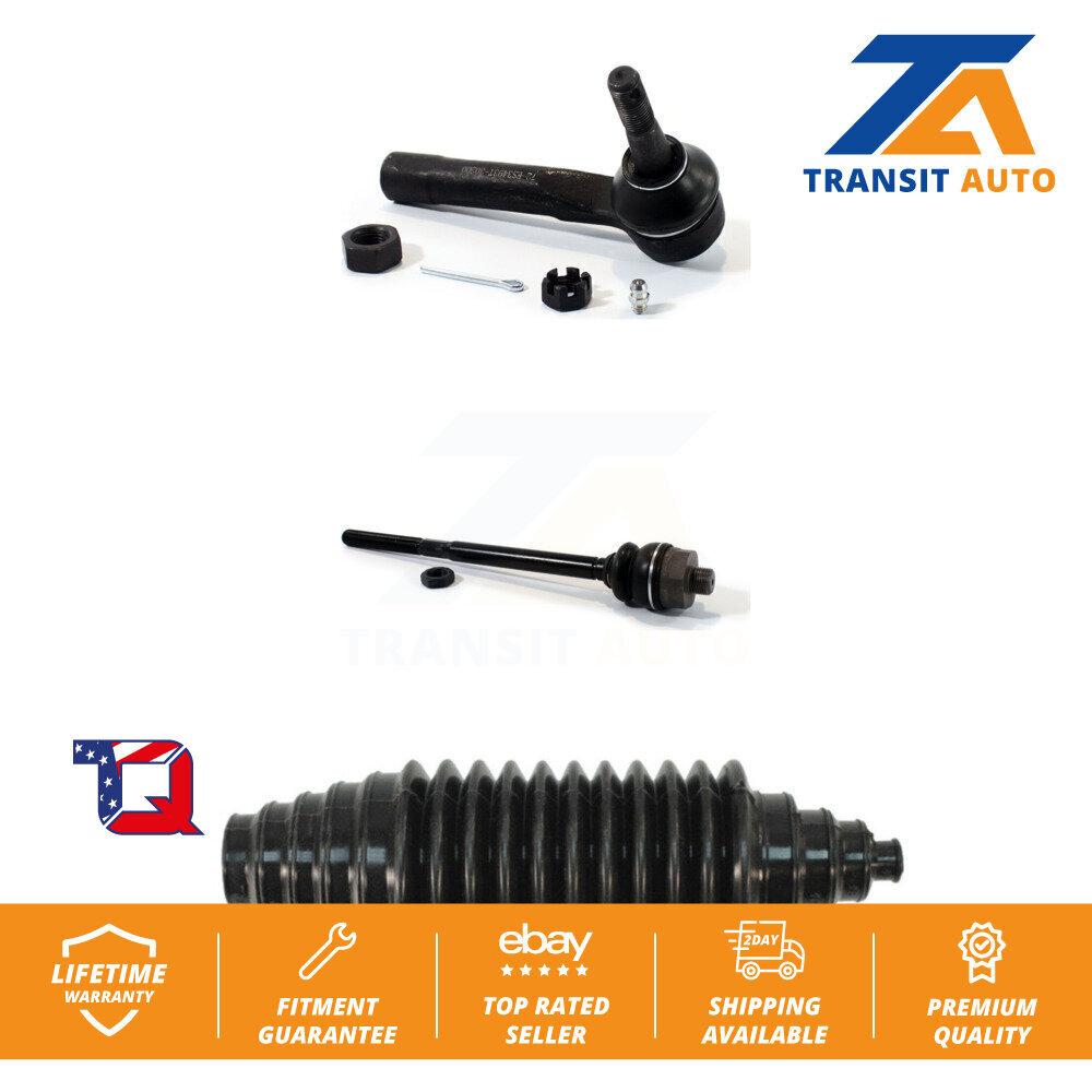 Front Left or Right Tie Rod End & Boot Kit For Chevrolet GMC Silverado ...