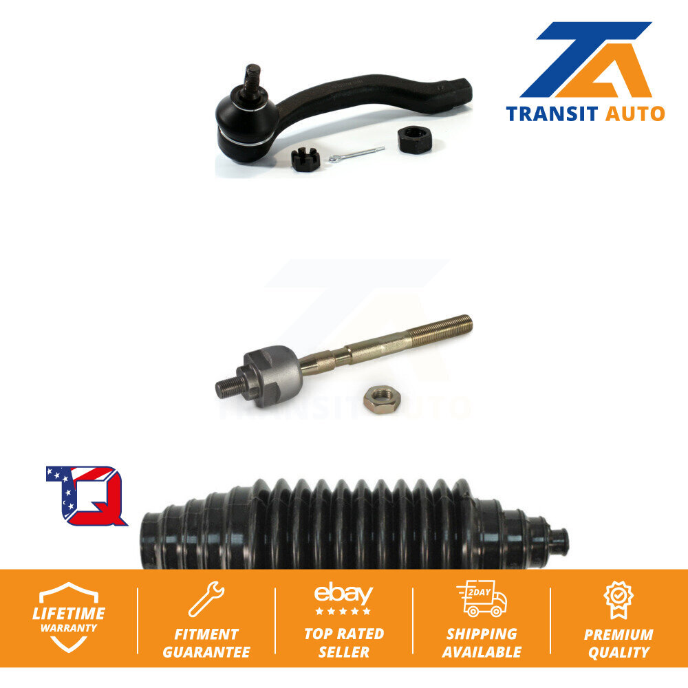 Front Right Tie Rod End & Boot Kit For Honda Civic del Sol Acura ...