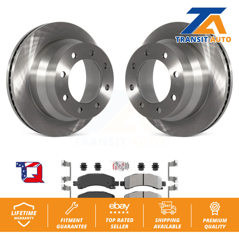 Rear Brake Rotor And Semi-Metallic Pad Kit For Chevrolet Express 4500 ...