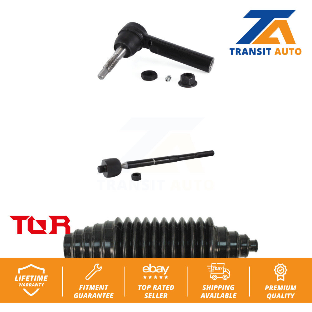 Front Left or Right Tie Rod End & Boot Kit For GMC Chevrolet Sierra ...