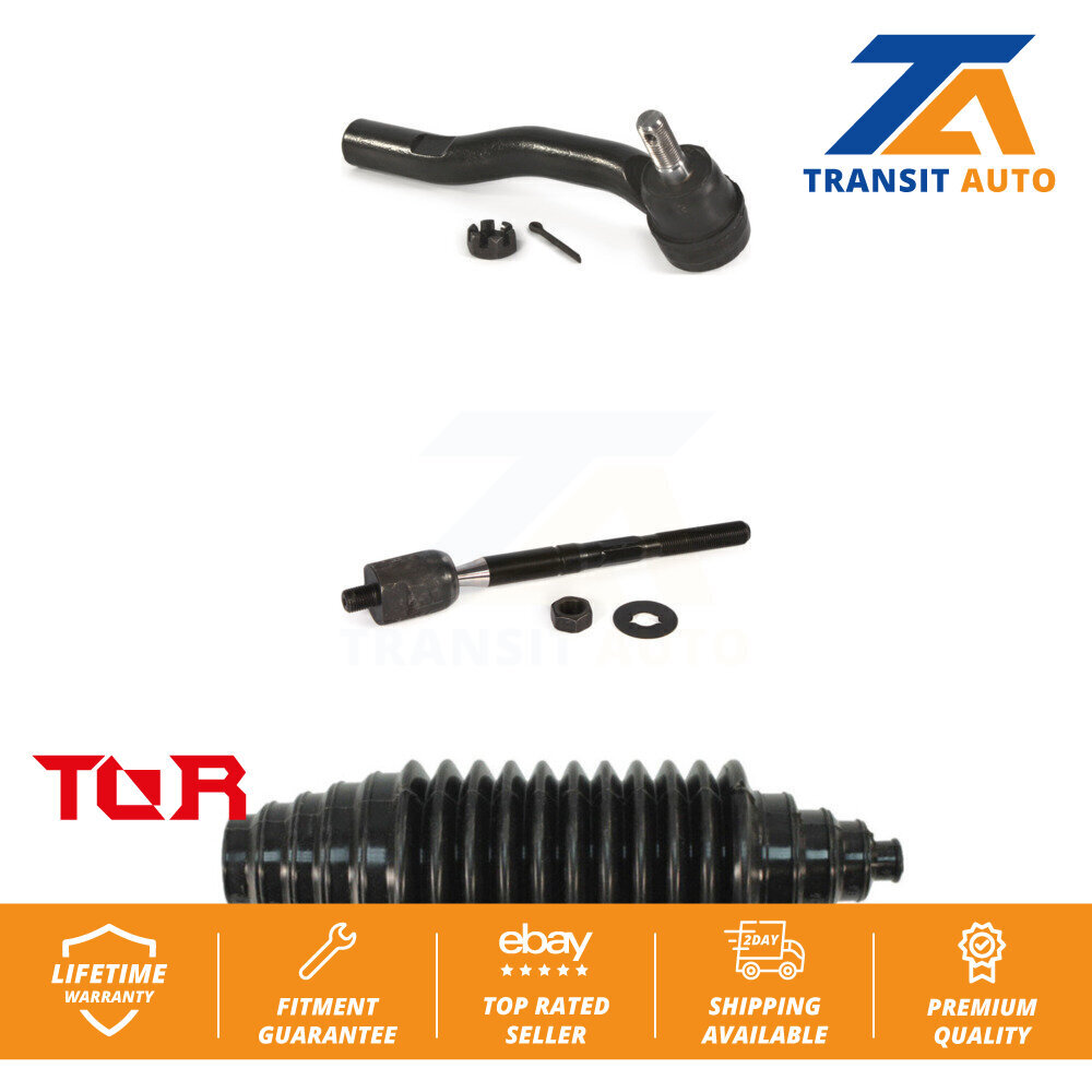 Front Left Tie Rod End & Boot Kit For 2002-2003 Toyota Camry Lexus ...