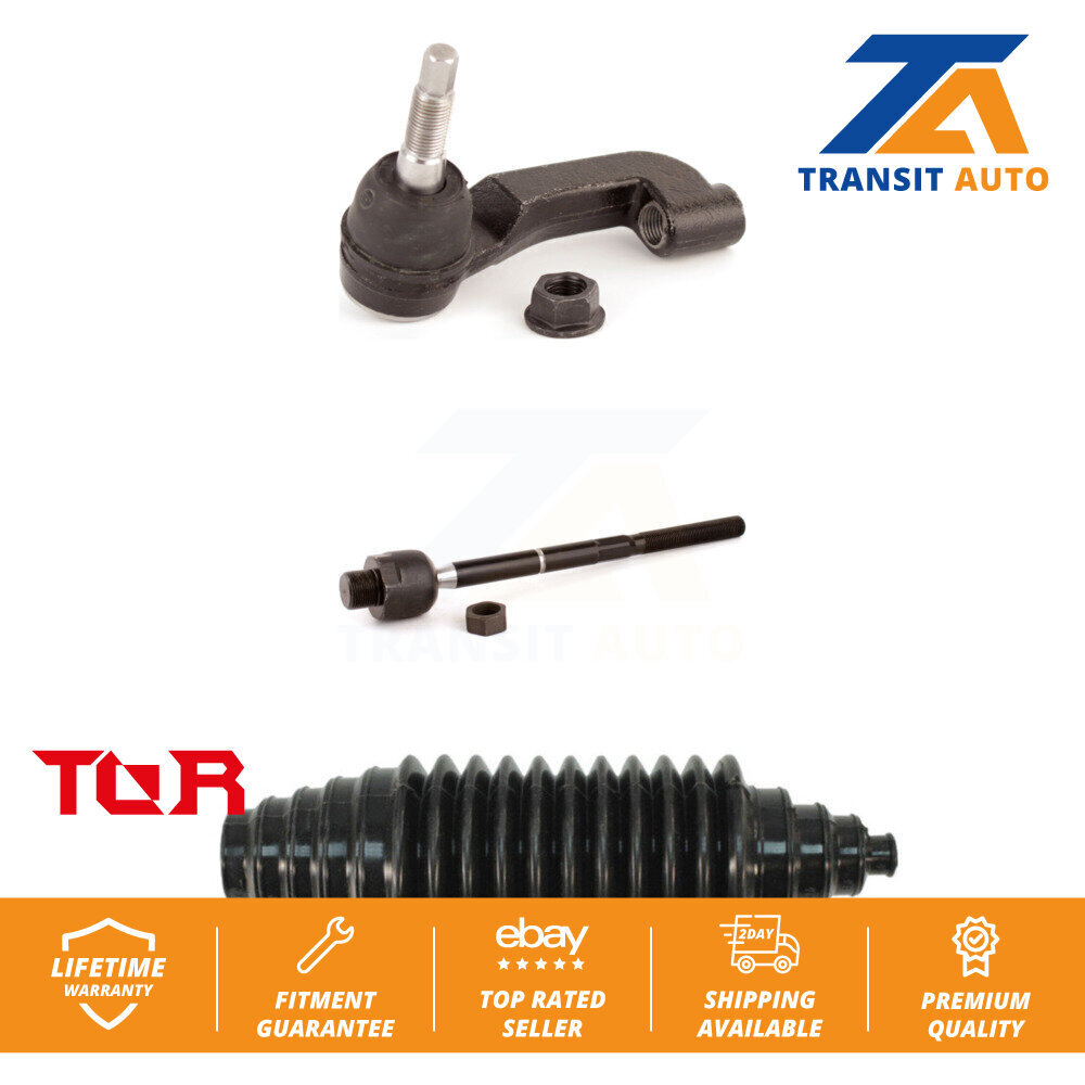 Front Left Steering Tie Rod End & Boot Kit For 2002-2005 Jeep Liberty ...