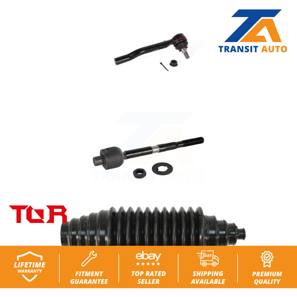 Front Left Tie Rod End & Boot Kit For Honda Pilot Acura MDX Ridgeline ...