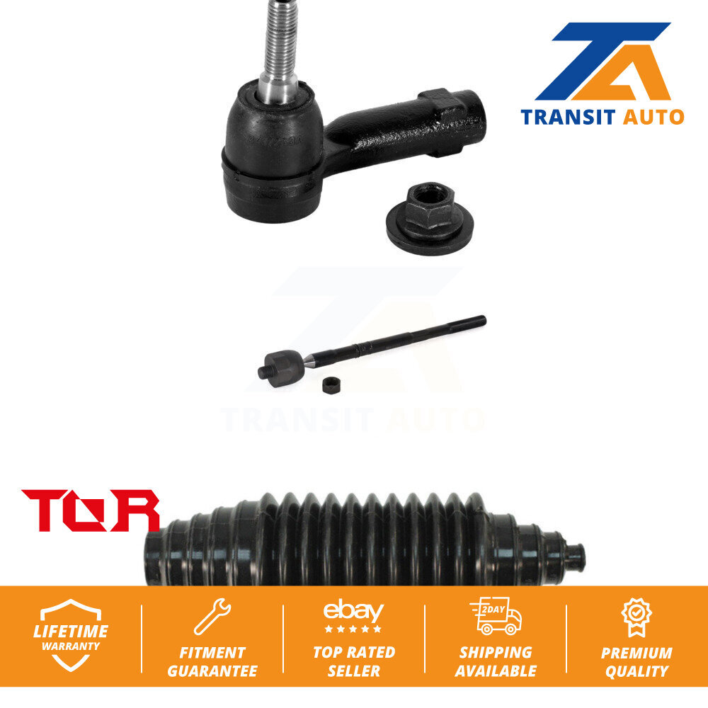 Front Right Tie Rod End & Boot Kit For Jeep Cherokee Without Off Road ...