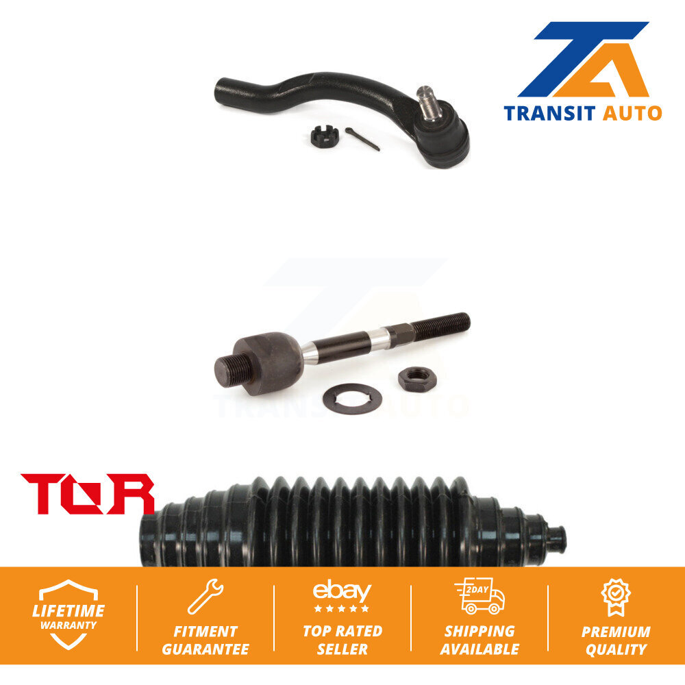 Front Right Steering Tie Rod End & Boot Kit For Honda Civic Acura ILX ...