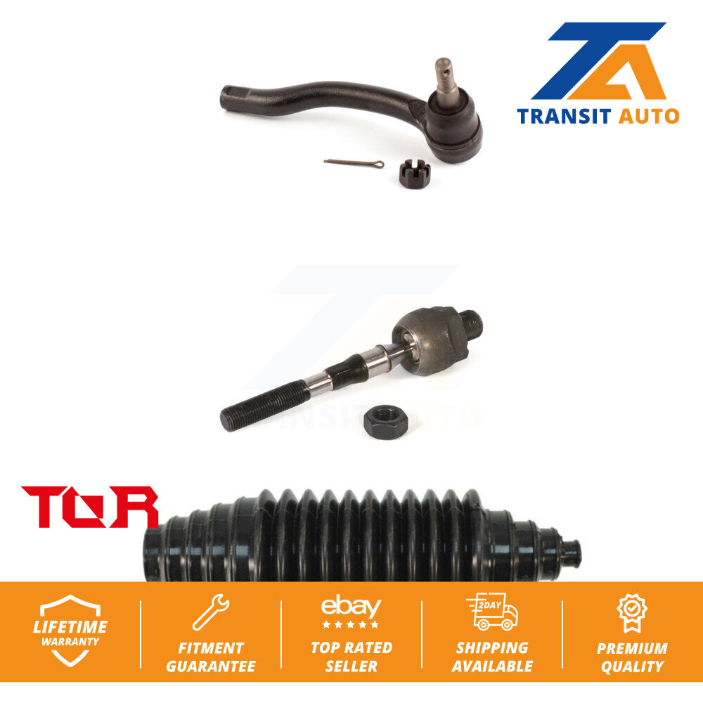 Front Right Steering Tie Rod End & Boot Kit For INFINITI G35 G37 ...