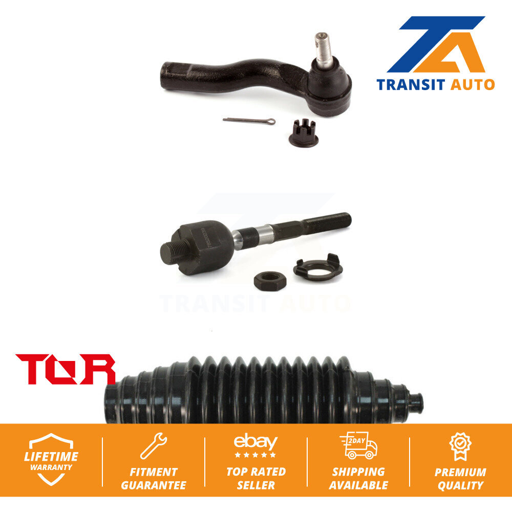 Front Right Tie Rod End & Boot Kit For Ford Fusion Mazda 6 Lincoln MKZ ...