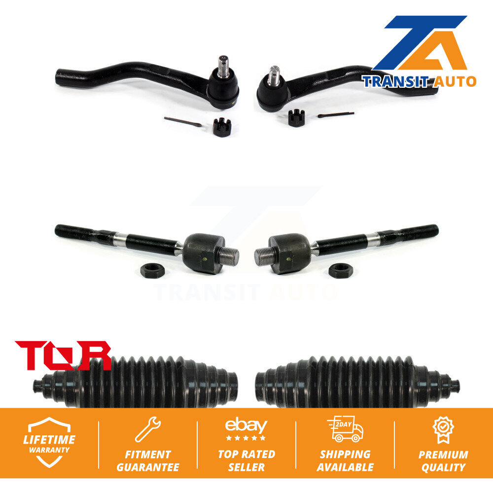 Front Steering Tie Rod End & Boot Kit For Honda Civic Insight ...