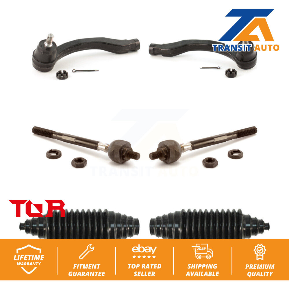Front Steering Tie Rod End & Boot Kit For 1997-2001 Honda CR-V 775629810766 | eBay