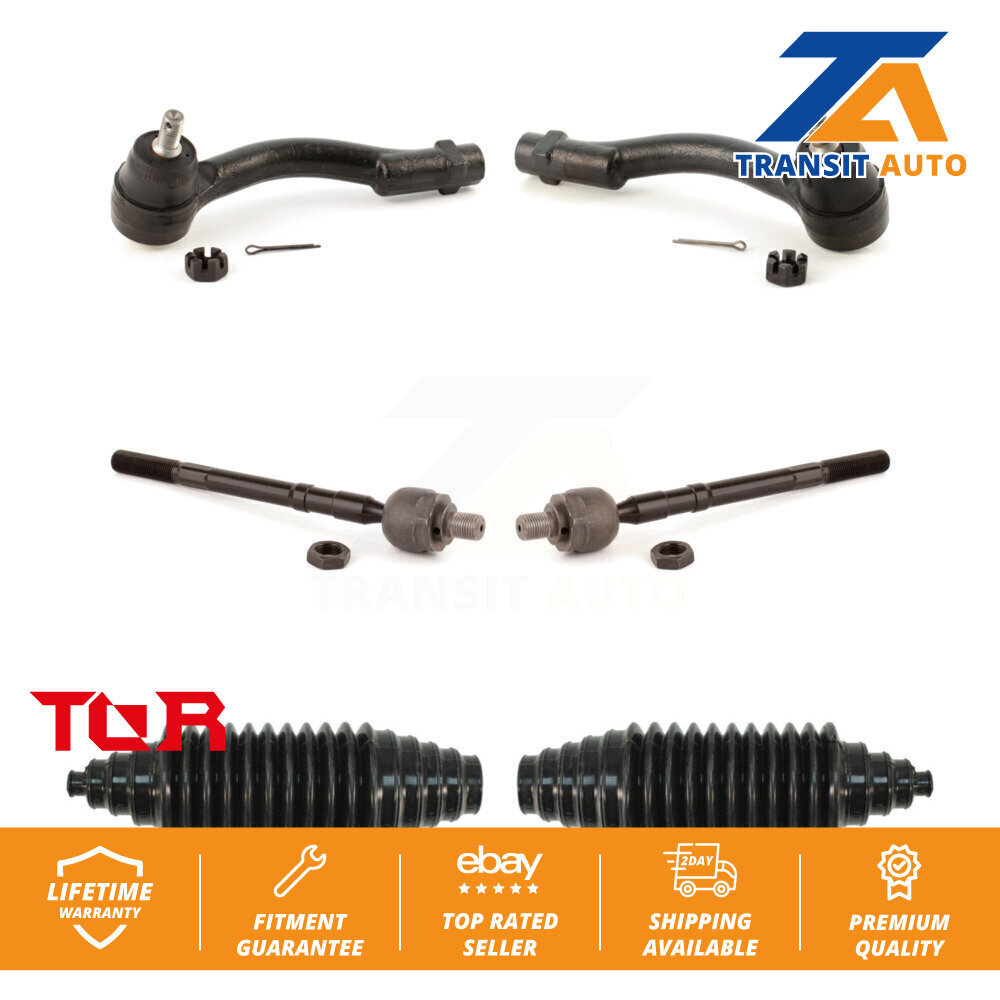 Front Steering Tie Rod End & Boot Kit For Hyundai Tucson Kia Sportage ...