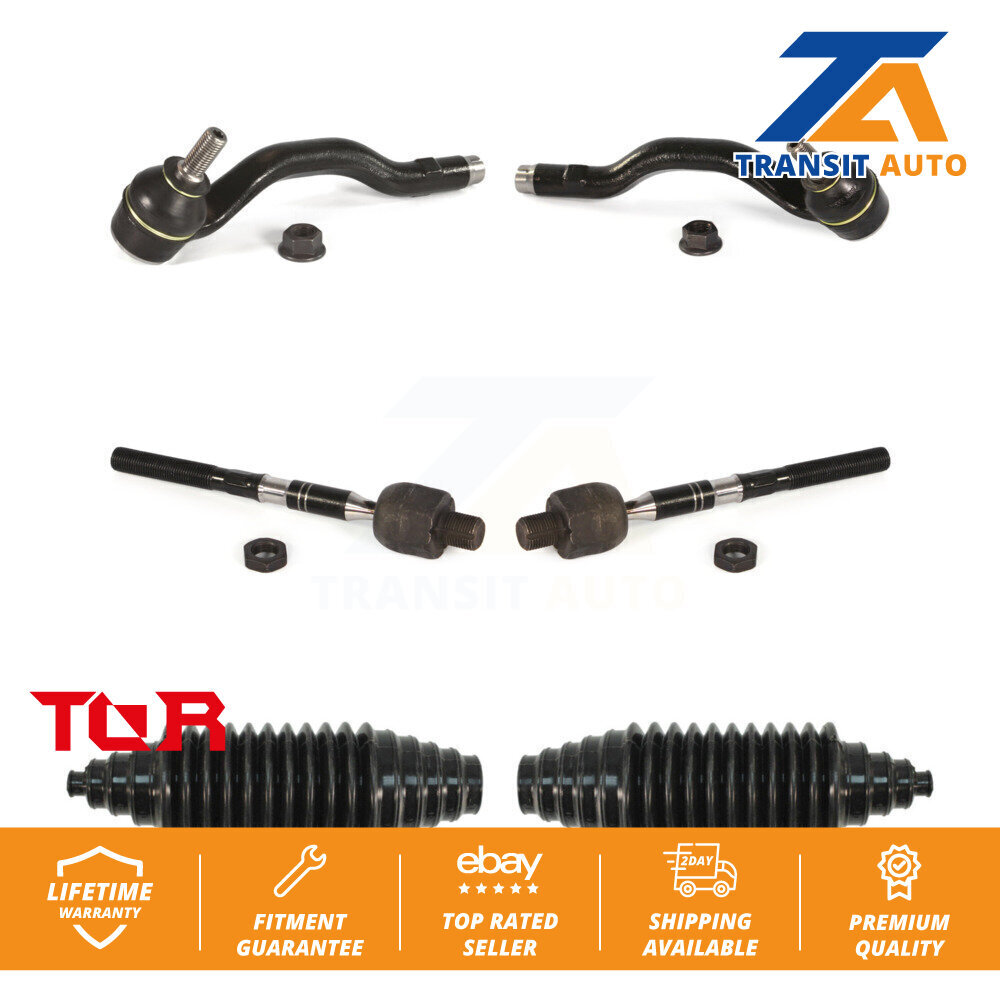 Front Steering Tie Rod End & Boot Kit For 2001-2005 BMW 325xi 330xi KTB-100806 775629811220 | eBay