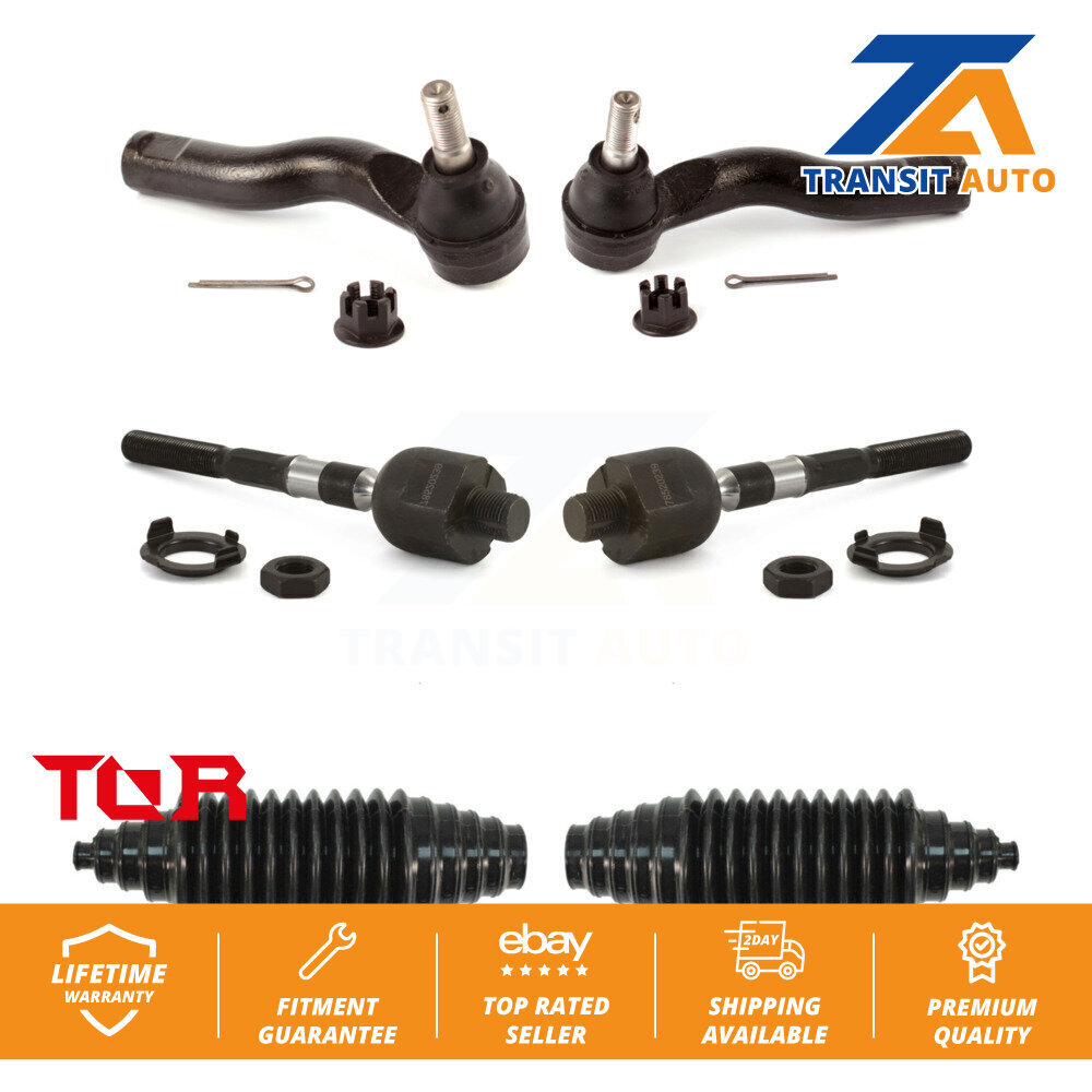Front Tie Rod End & Boot Kit For Ford Fusion Mazda 6 Lincoln MKZ Zephyr ...