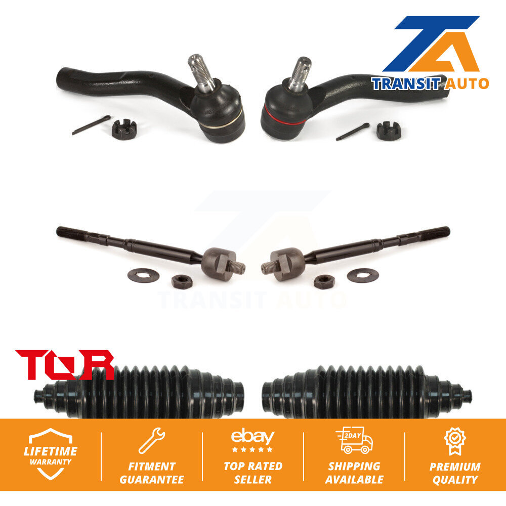 Front Steering Tie Rod End & Boot Kit For 2006-2008 Toyota Yaris 775629811770 | eBay