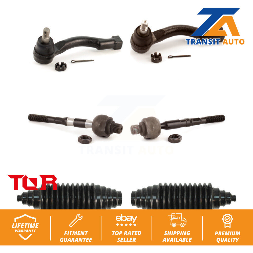 Front Steering Tie Rod End & Boot Kit (6Pc) For 2003-2009 Kia Sorento 775629811831 | eBay