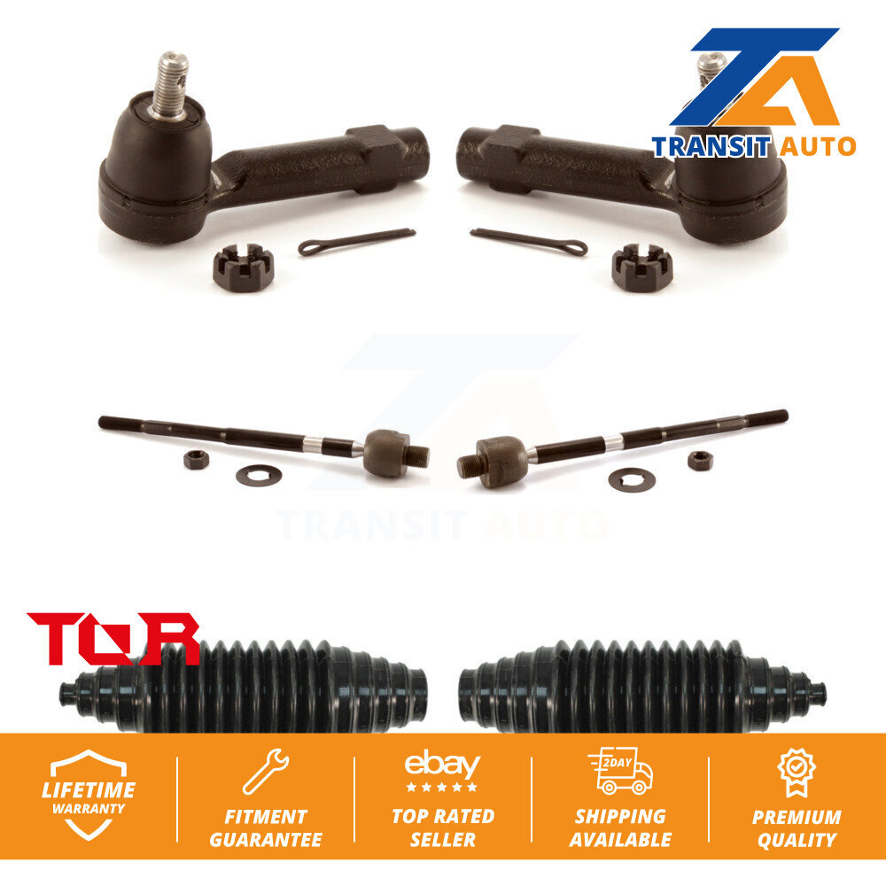 Front Steering Tie Rod End & Boot Kit For 2007-2008 Honda Fit 775629811879 | eBay