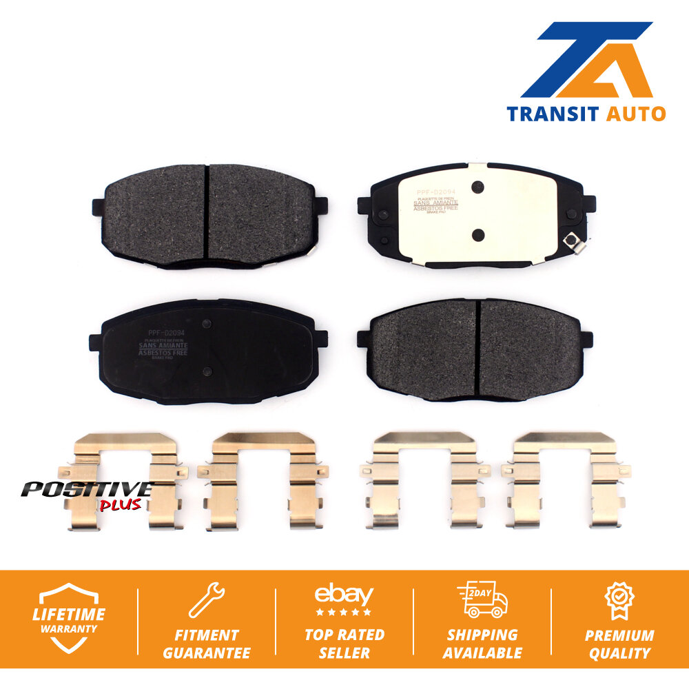 Front Semi-Metallic Brake Pads For Kia Soul Hyundai Kona Forte Elantra ...