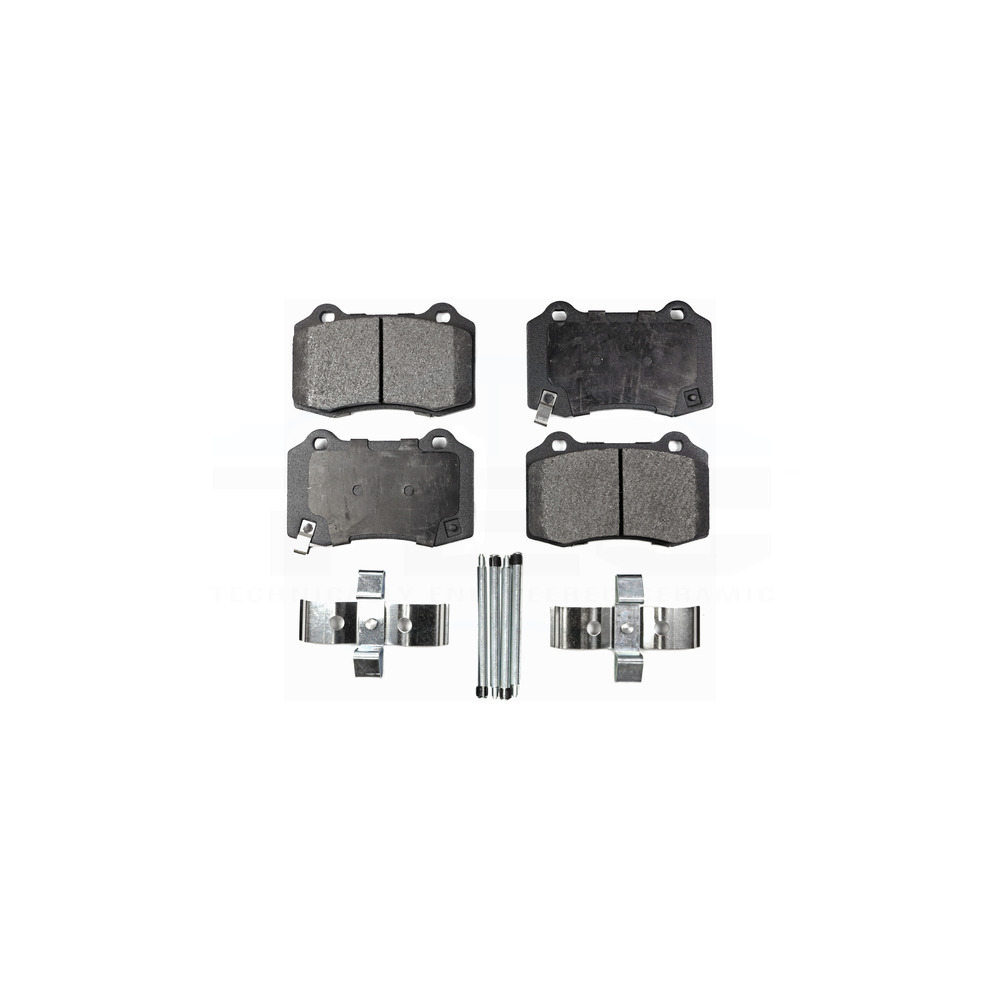 Front Rear Ceramic Brake Pads Kit For Dodge Charger Chrysler 300 ...